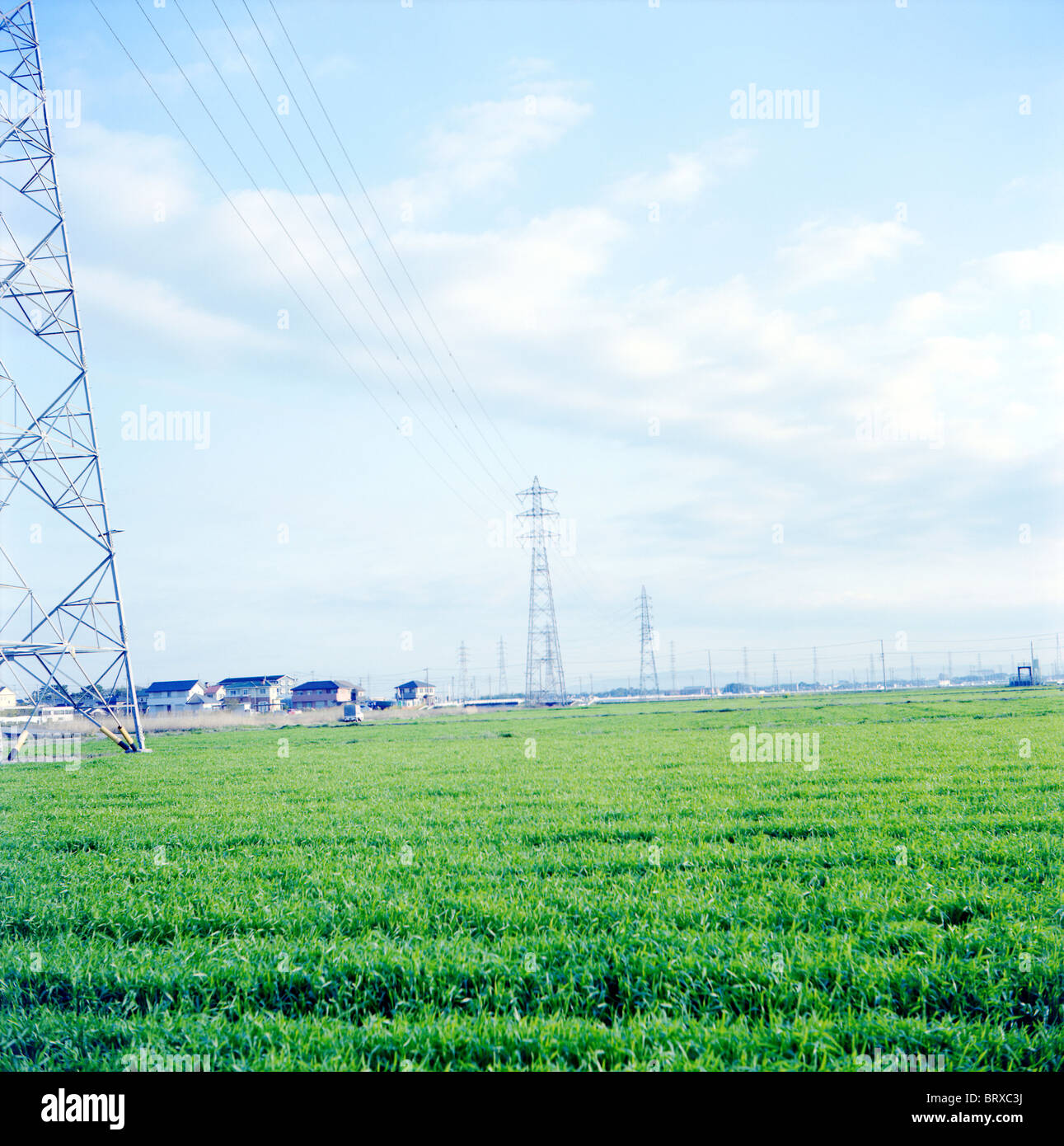 Nishio Suburbs Country Morning Stock Photo - Alamy