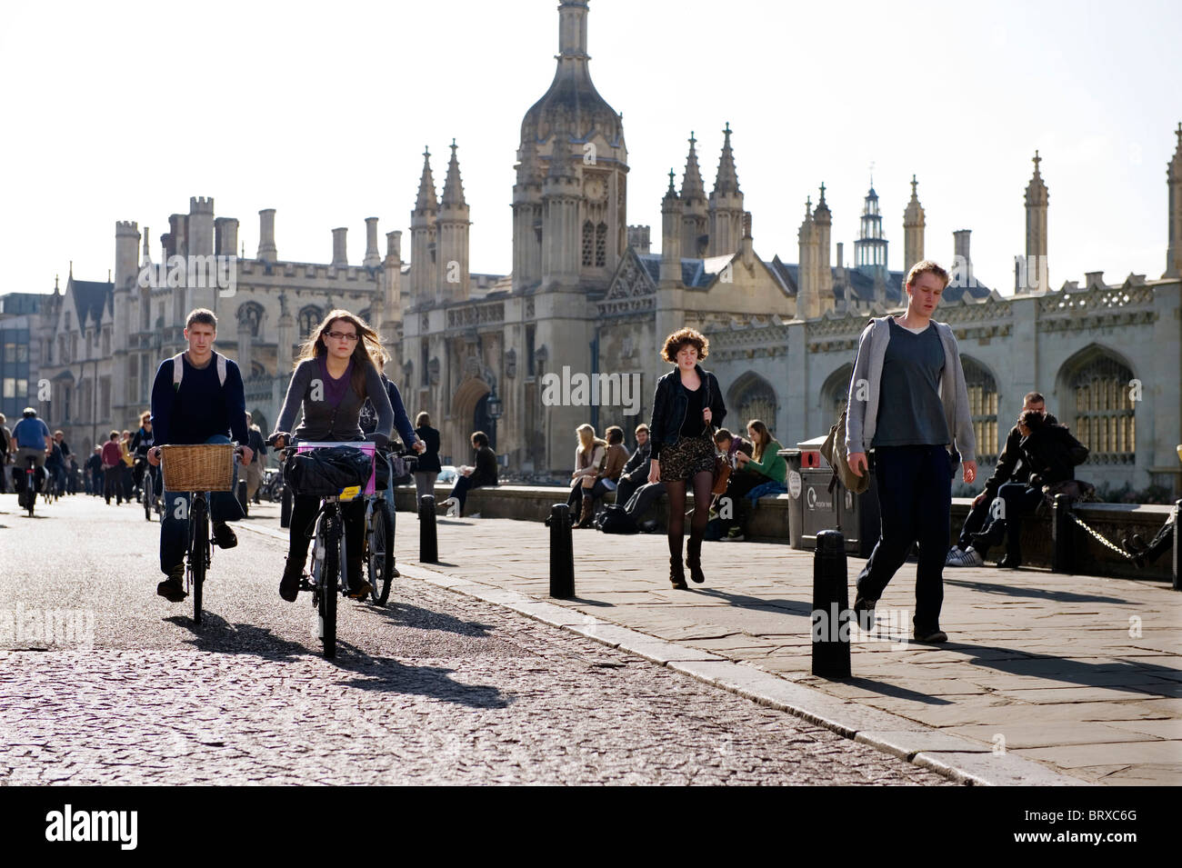Cambridge University Students, Cambridge, Britain, UK Stock Photo - Alamy