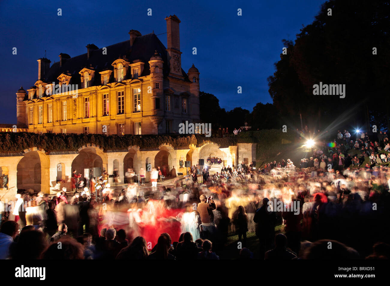 HISTORIC RECONSTRUCTION, CHATEAU D'ANET, FRANCE Stock Photo - Alamy