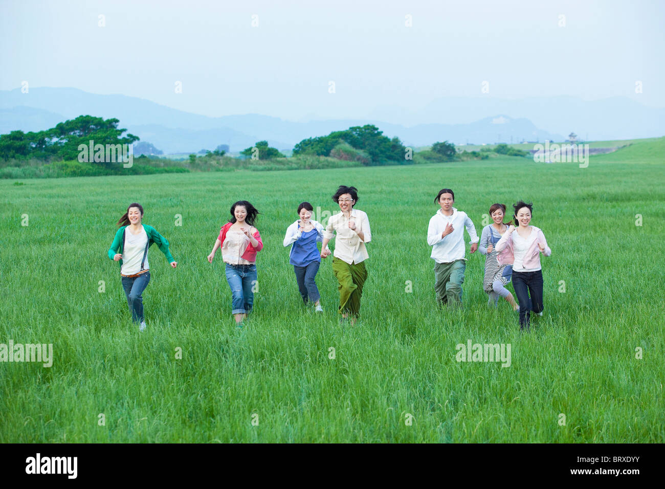 Seven women hi-res stock photography and images - Alamy