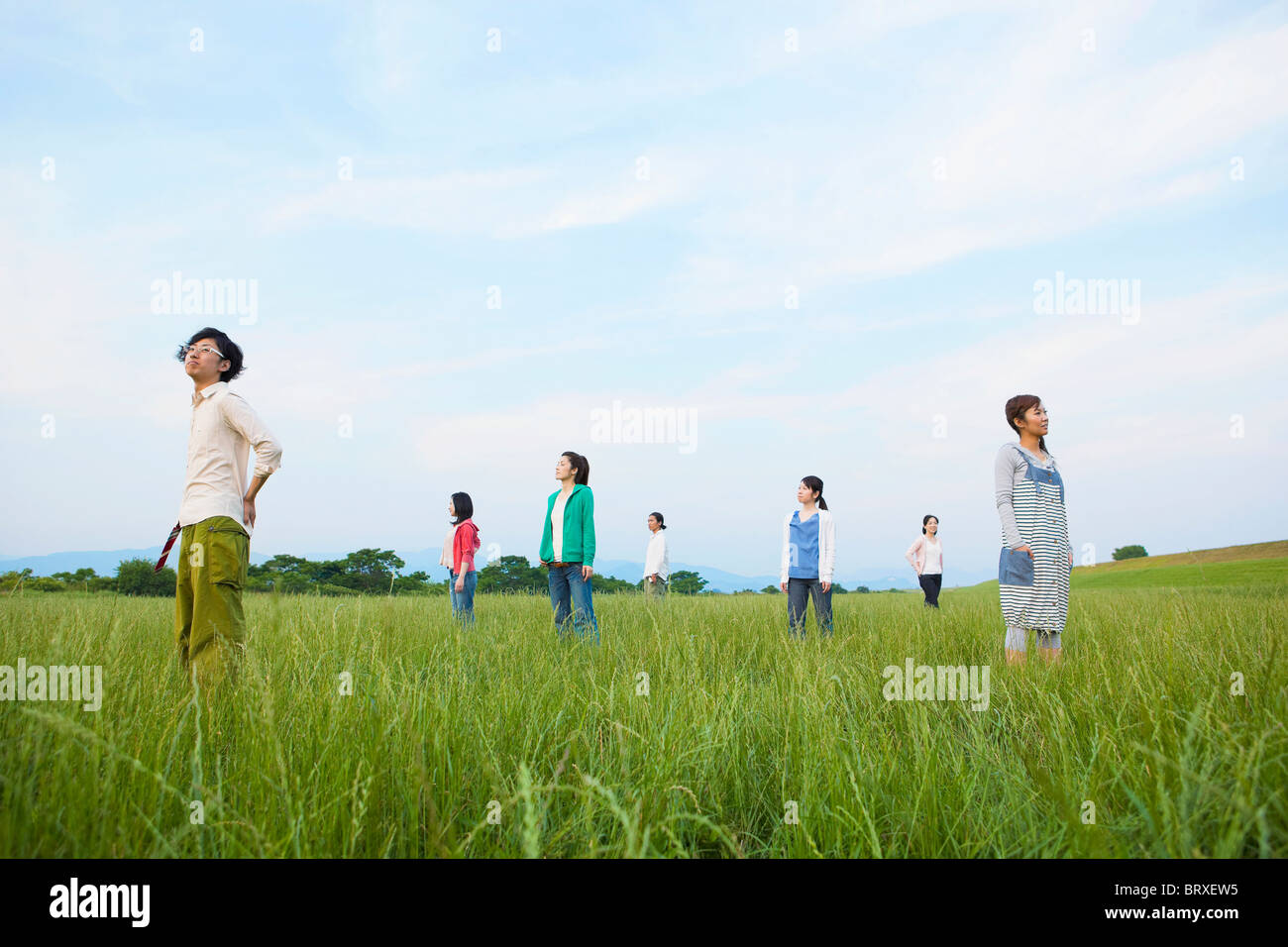 Seven women hi-res stock photography and images - Alamy