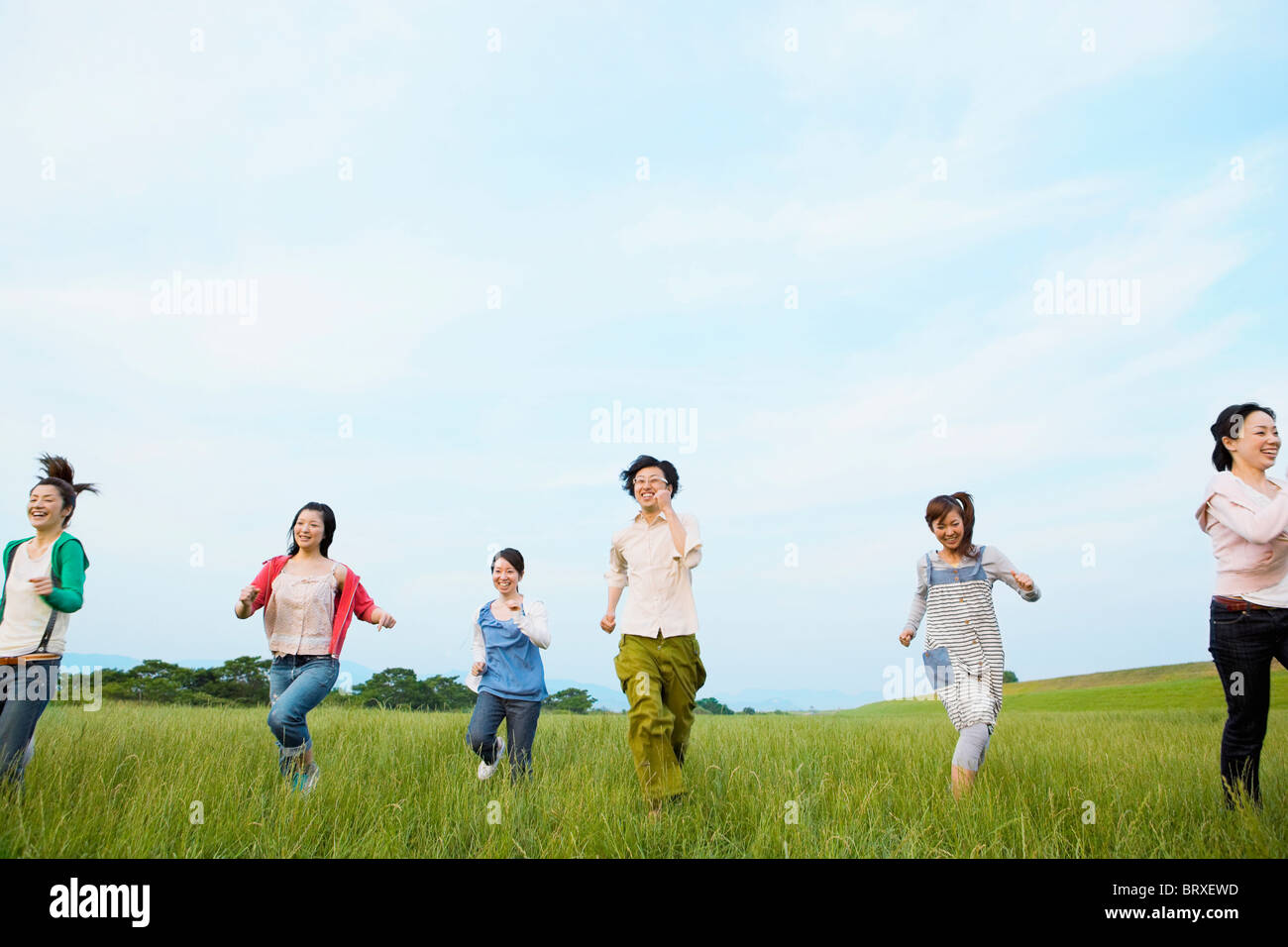 Seven women hi-res stock photography and images - Alamy