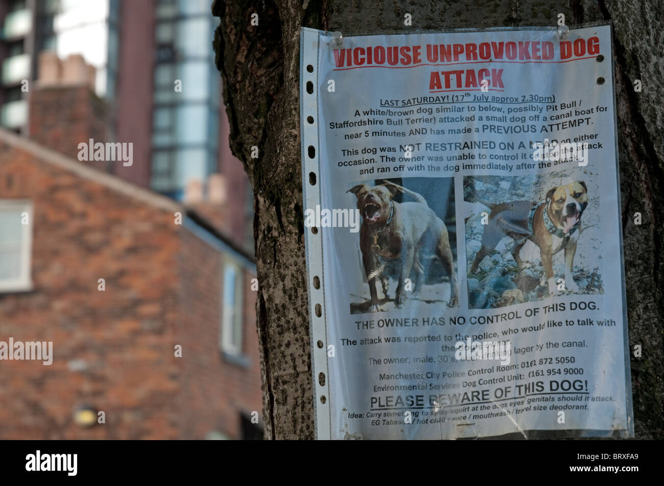 Notice warning dog owners hi-res stock photography and images - Alamy