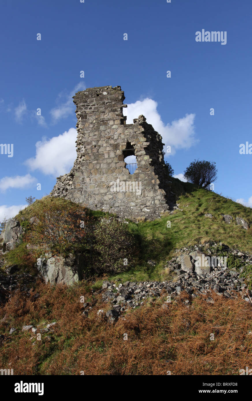 Maol Castle Isle of Skye Scotland October 2010 Stock Photo - Alamy