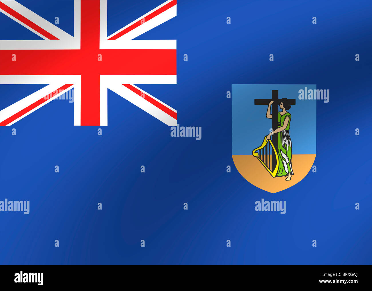 Montserrat flag hi-res stock photography and images - Alamy