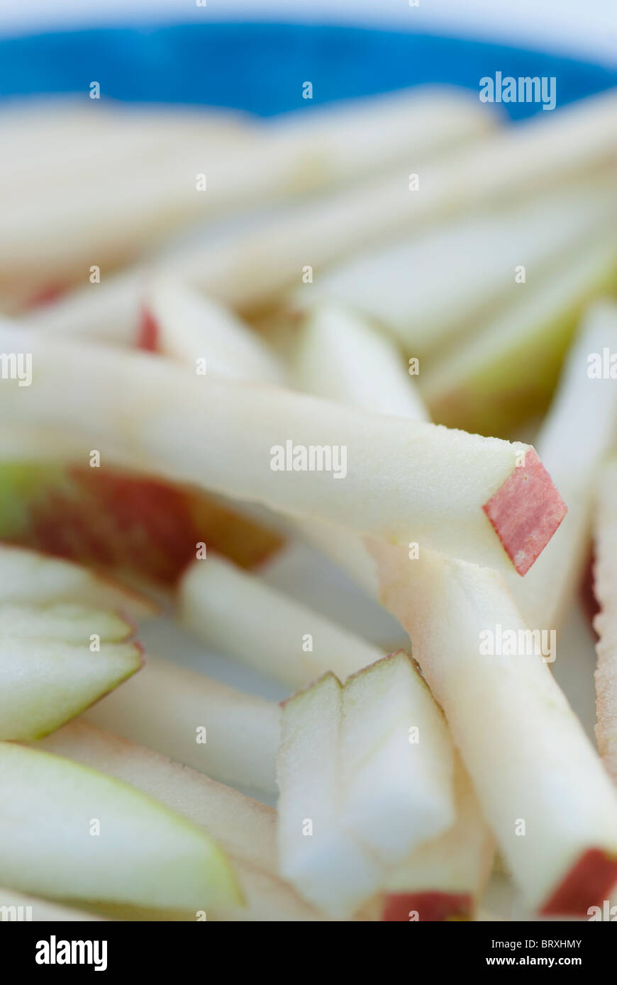 The cut apple Stock Photo - Alamy