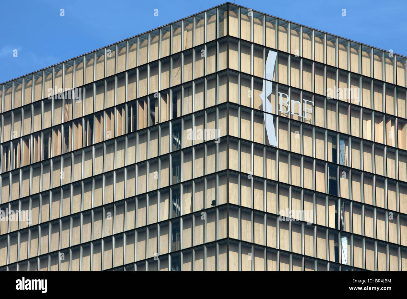 FRANCOIS MITTERRAND NATIONAL LIBRARY OF FRANCE Stock Photo - Alamy