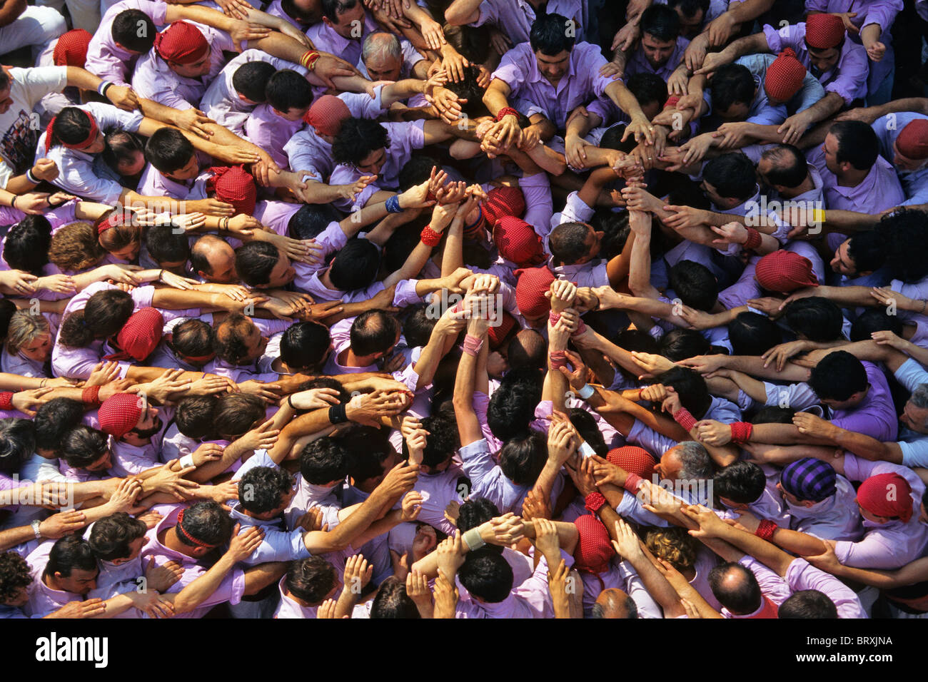 Human pyramid hi-res stock photography and images - Alamy