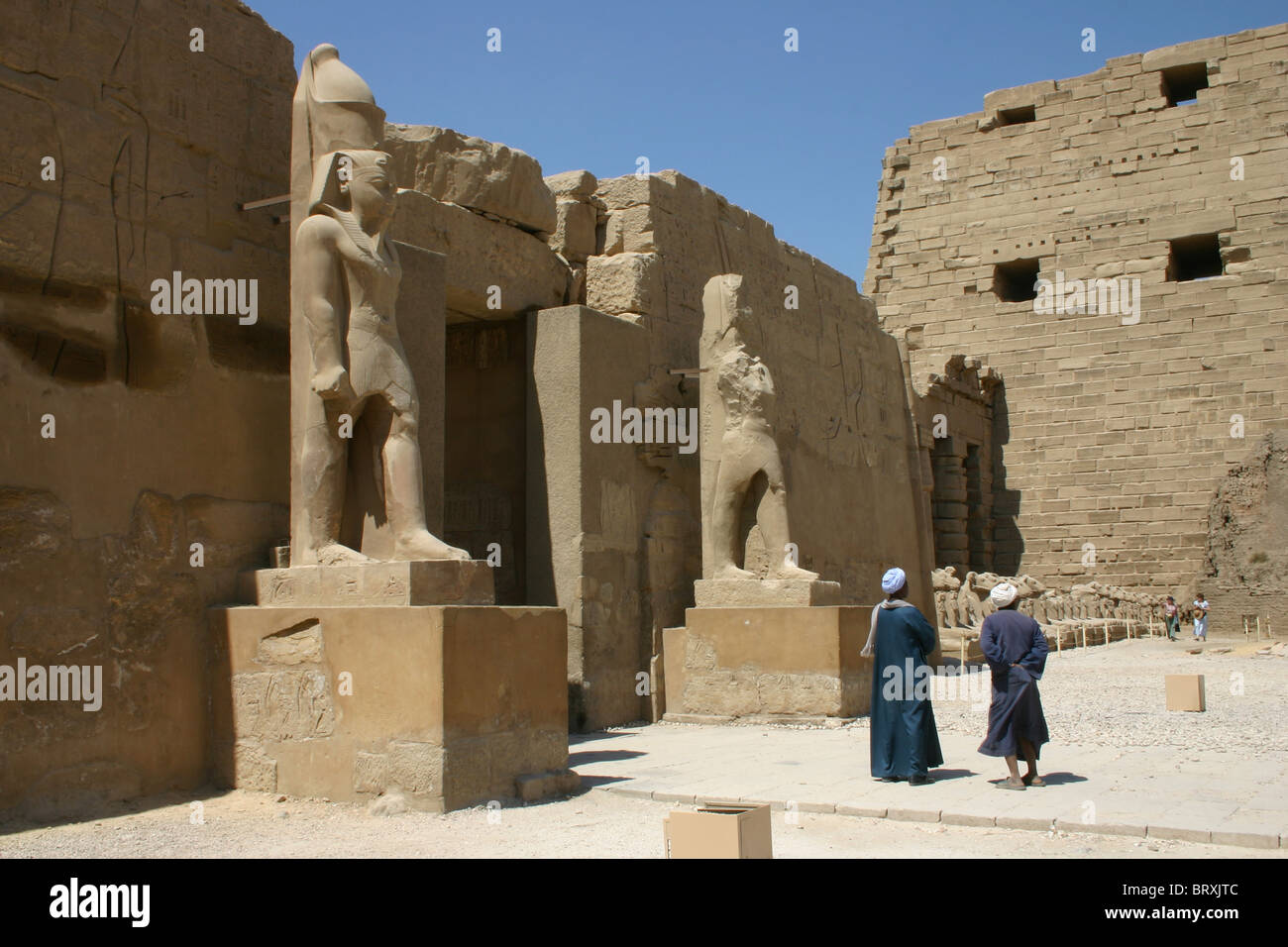 Entrance to karnak temple hi-res stock photography and images - Alamy
