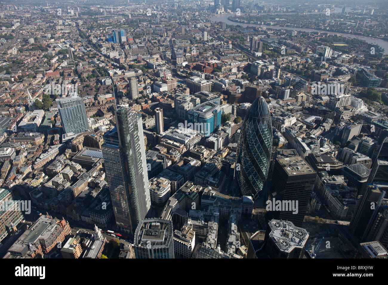 London, City Core, Aerial Stock Photo - Alamy