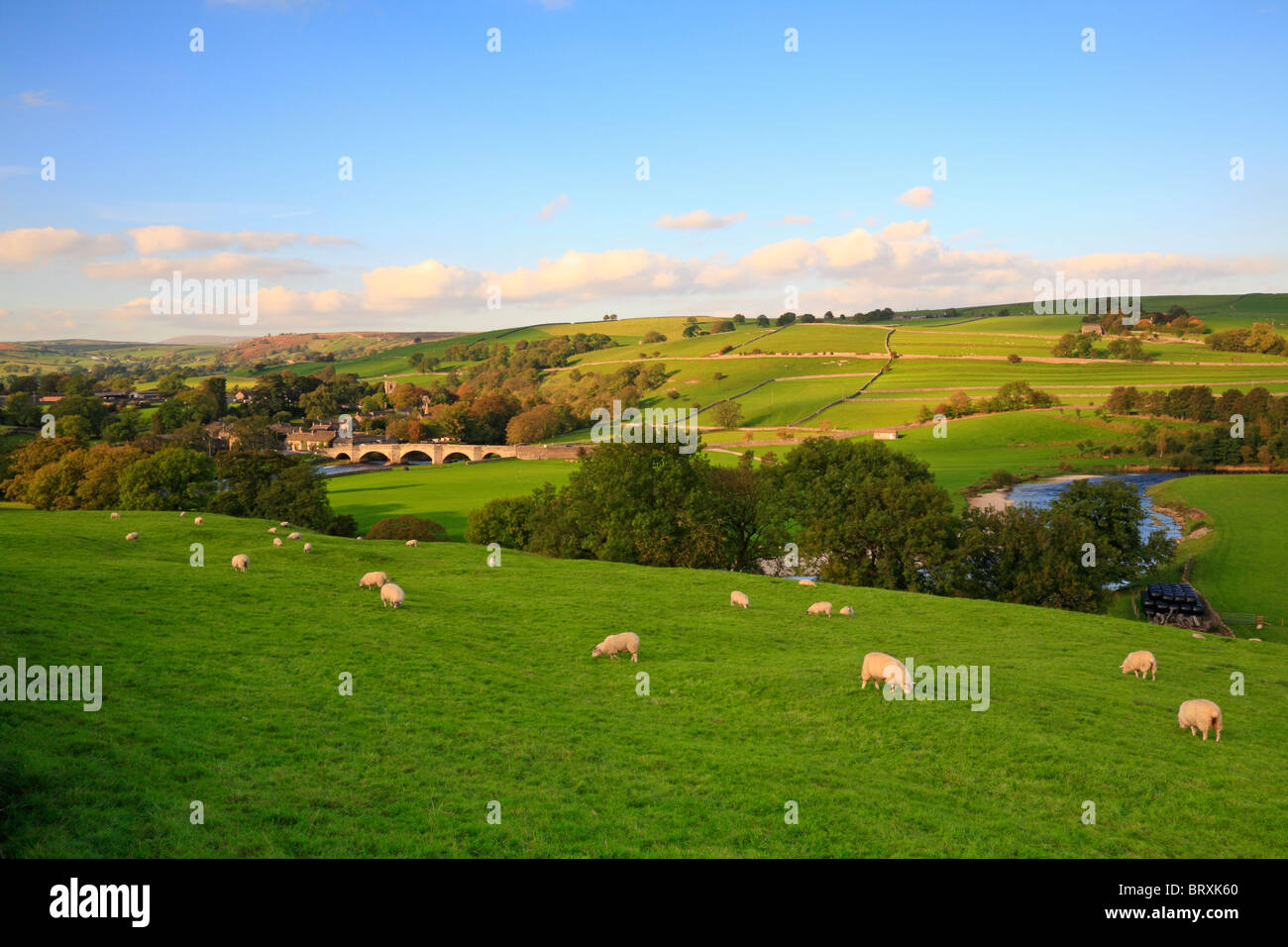 Burnsall, Yorkshire Dales National Park, North Yorkshire, England, UK ...