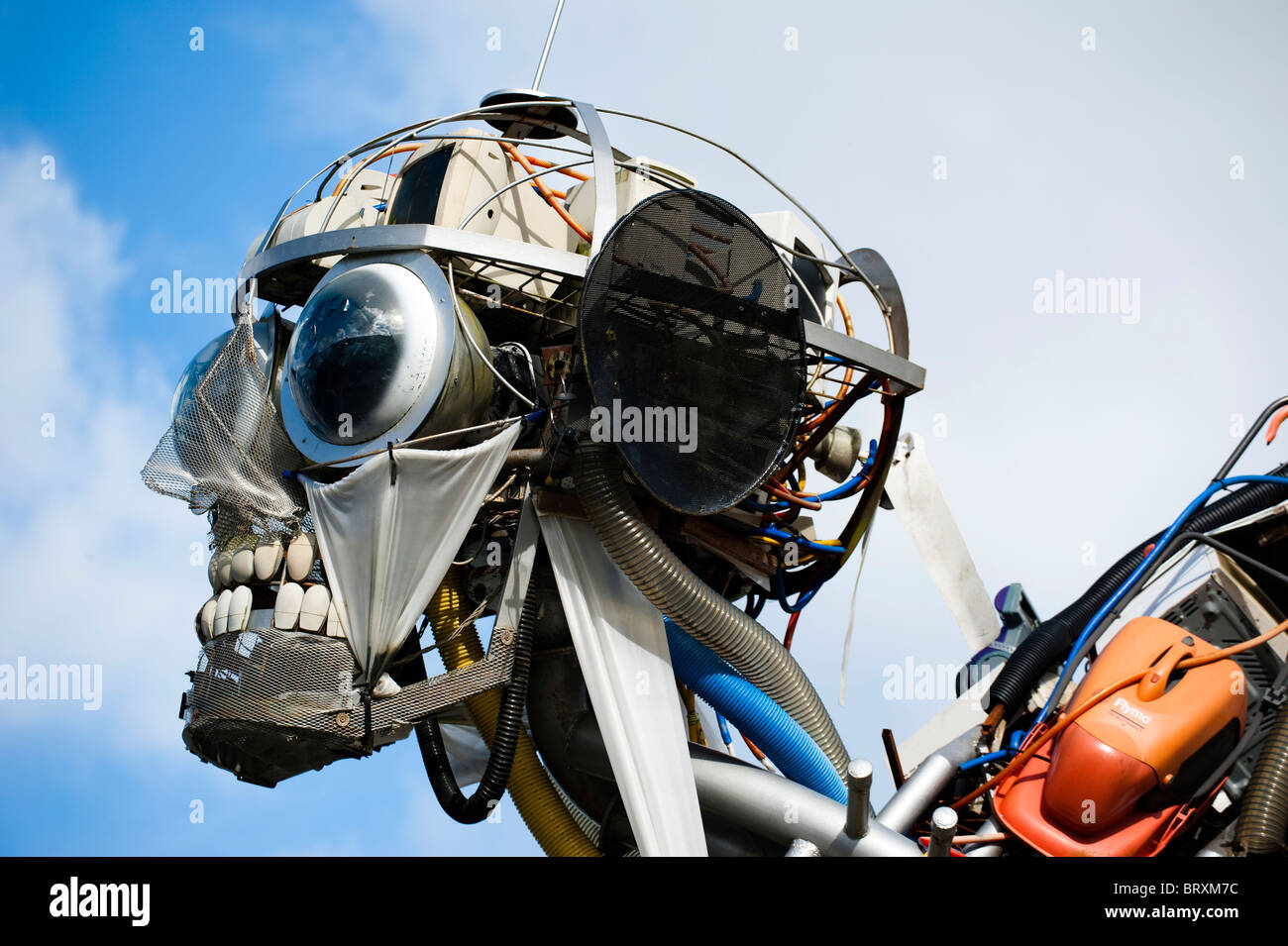 'WEEE Man' by artist Paul Bonomini at The Eden Project in Cornwall ...