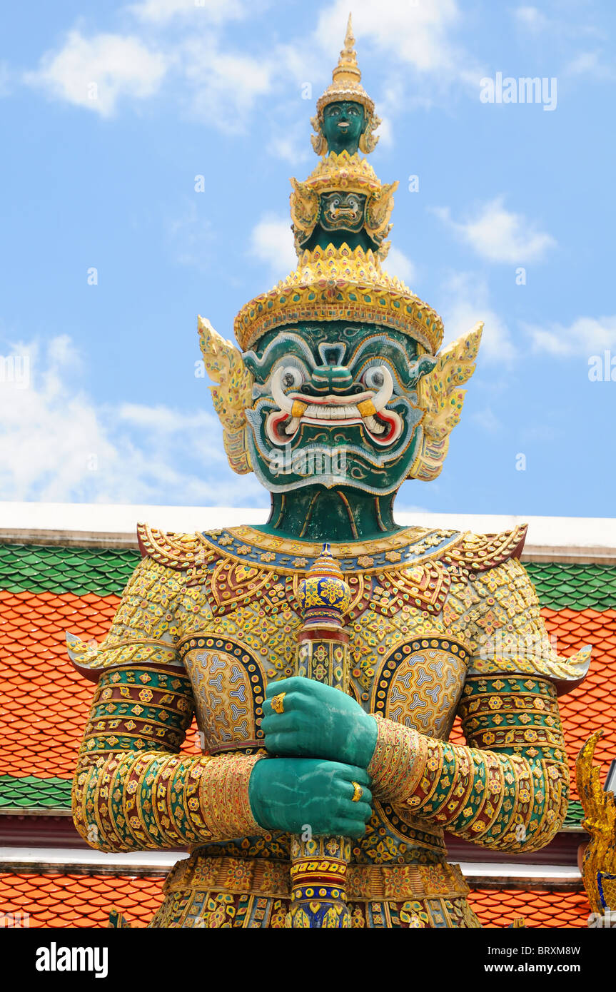 Photograph of A Statue of Guardian Stock Photo - Alamy