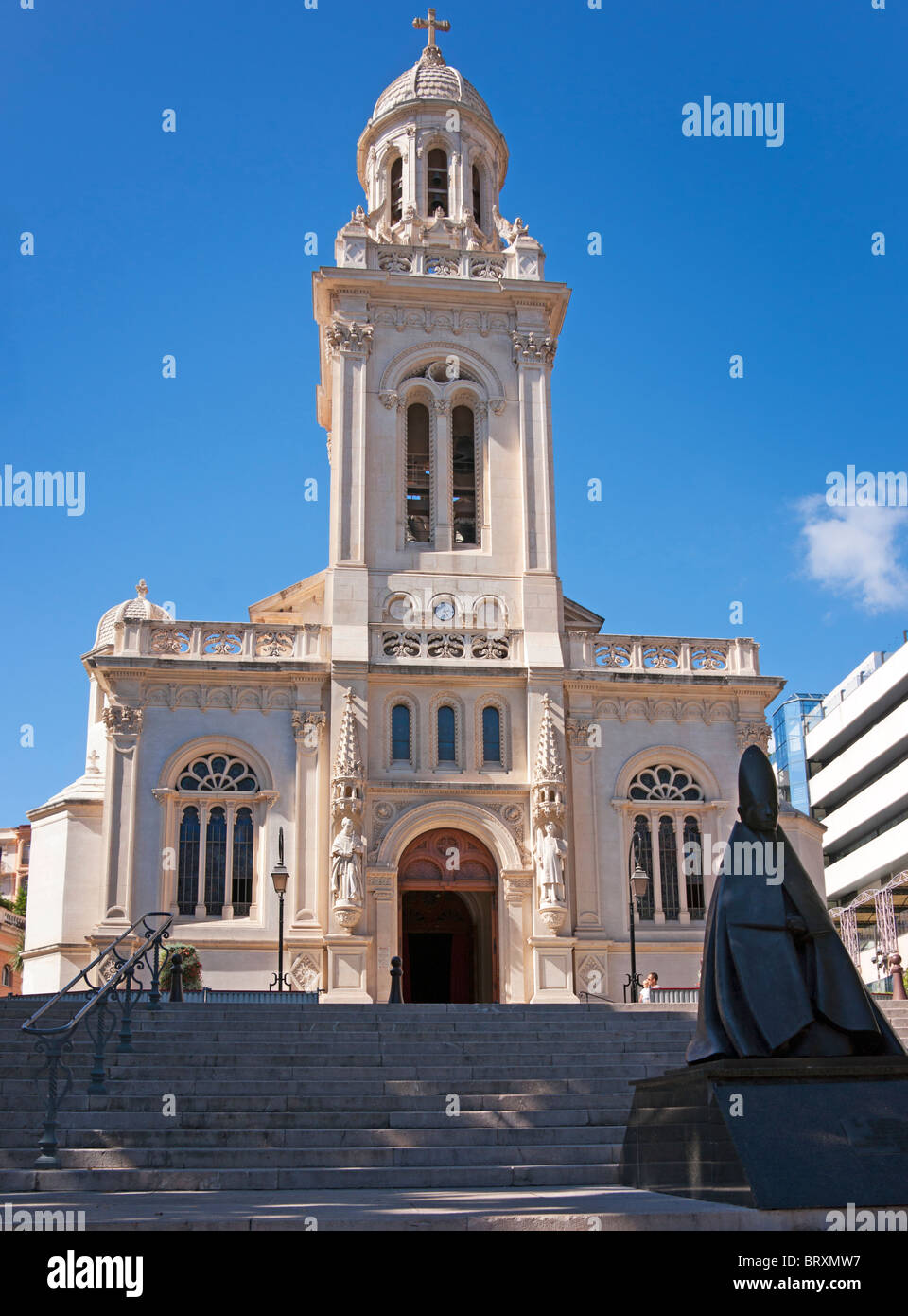 The Church of St Charles Monaco Stock Photo - Alamy