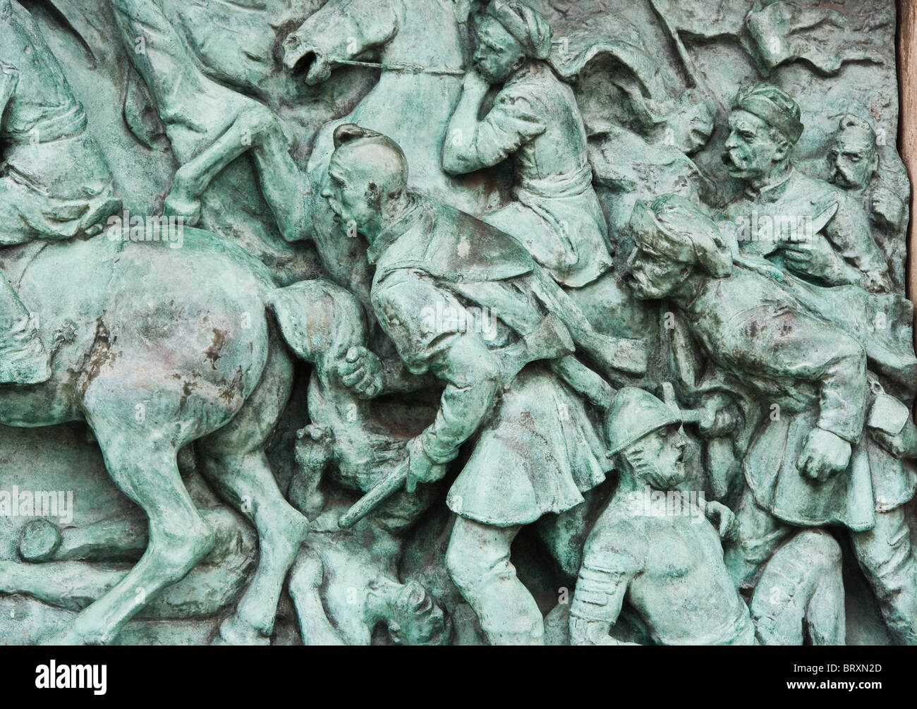 Bronze relief figures hi-res stock photography and images - Alamy