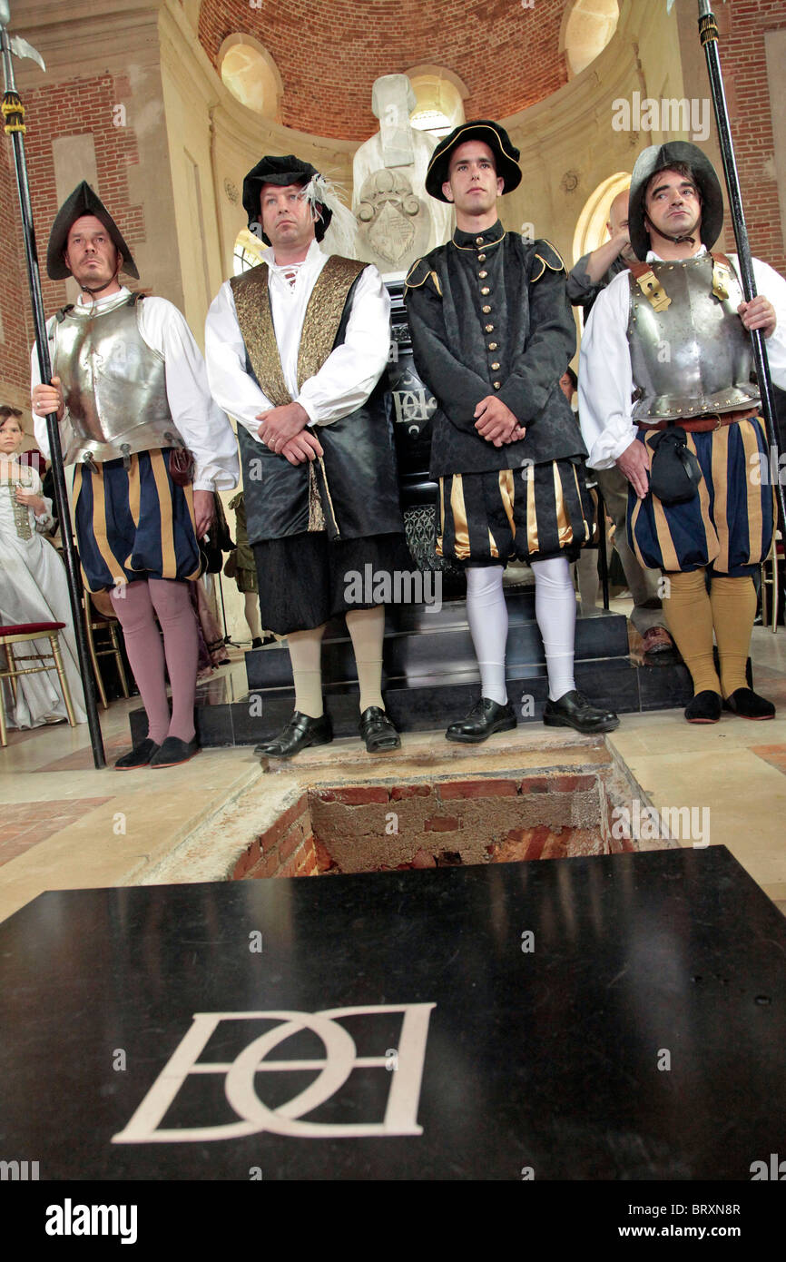 HISTORIC RECONSTRUCTION, ANET, FRANCE Stock Photo - Alamy