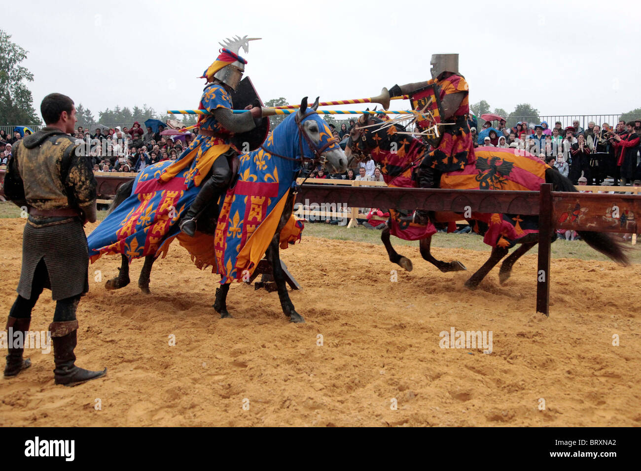 HISTORIC RECONSTRUCTION, ANET, FRANCE Stock Photo - Alamy