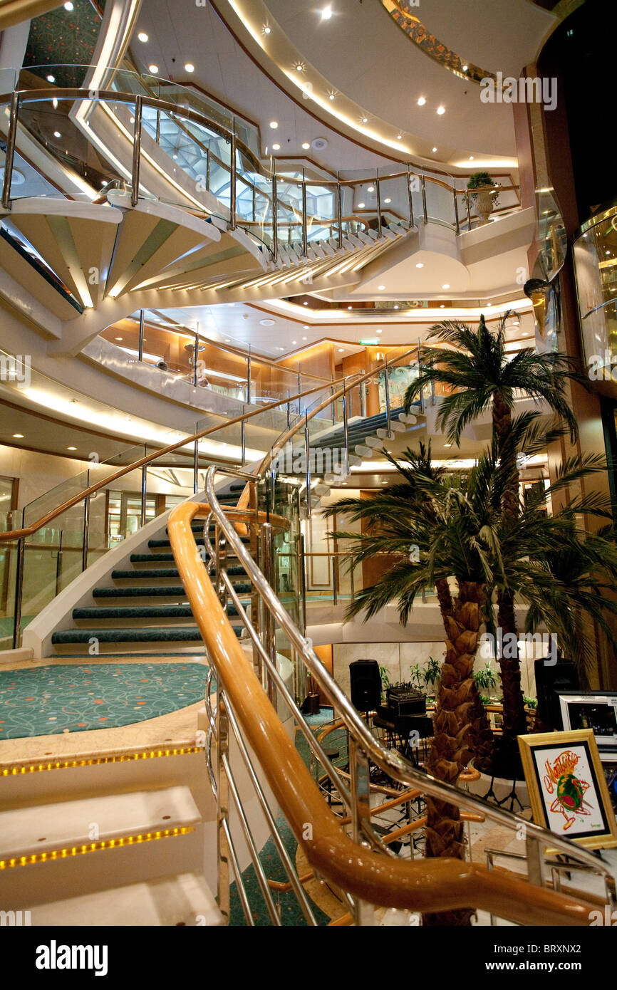 Ship interior staircase hi-res stock photography and images - Alamy