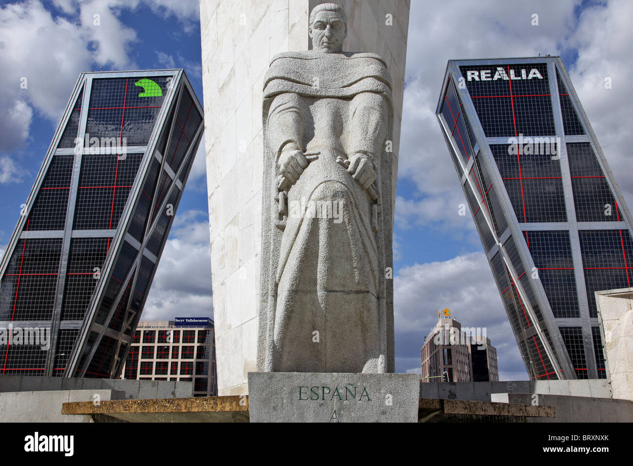 PLAZA CASTILLA, MADRID, SPAIN Stock Photo - Alamy