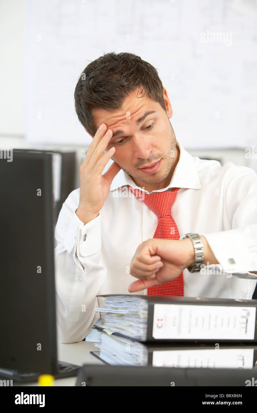 Harried over worked hi-res stock photography and images - Alamy