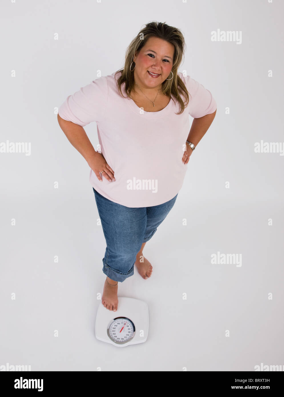 Overweight weighing scale hi-res stock photography and images - Alamy