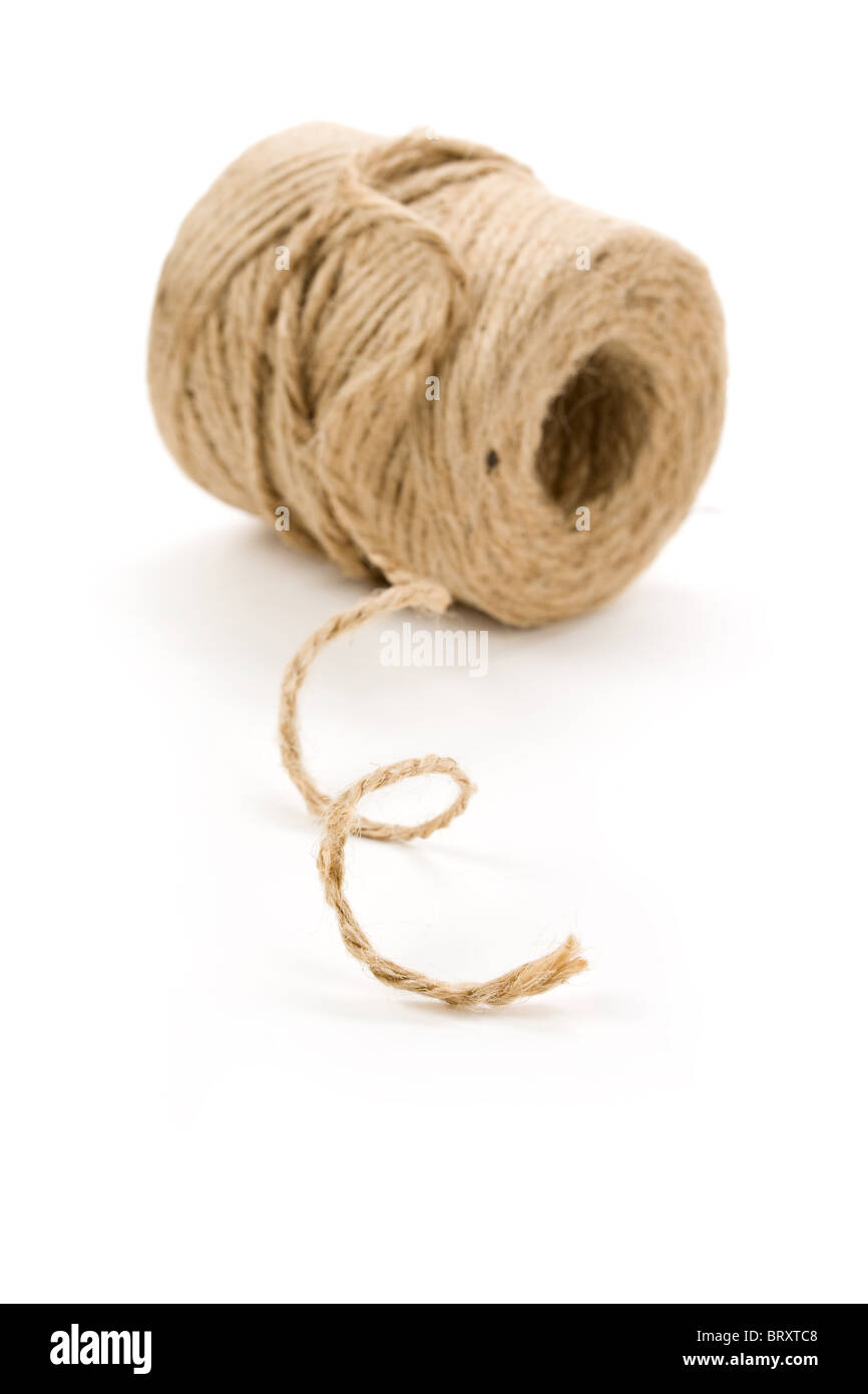 Brown String close up shot Stock Photo - Alamy