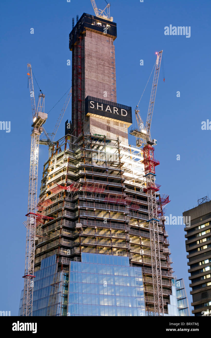 The Shard Skyscraper Construction - London Bridge Stock Photo - Alamy