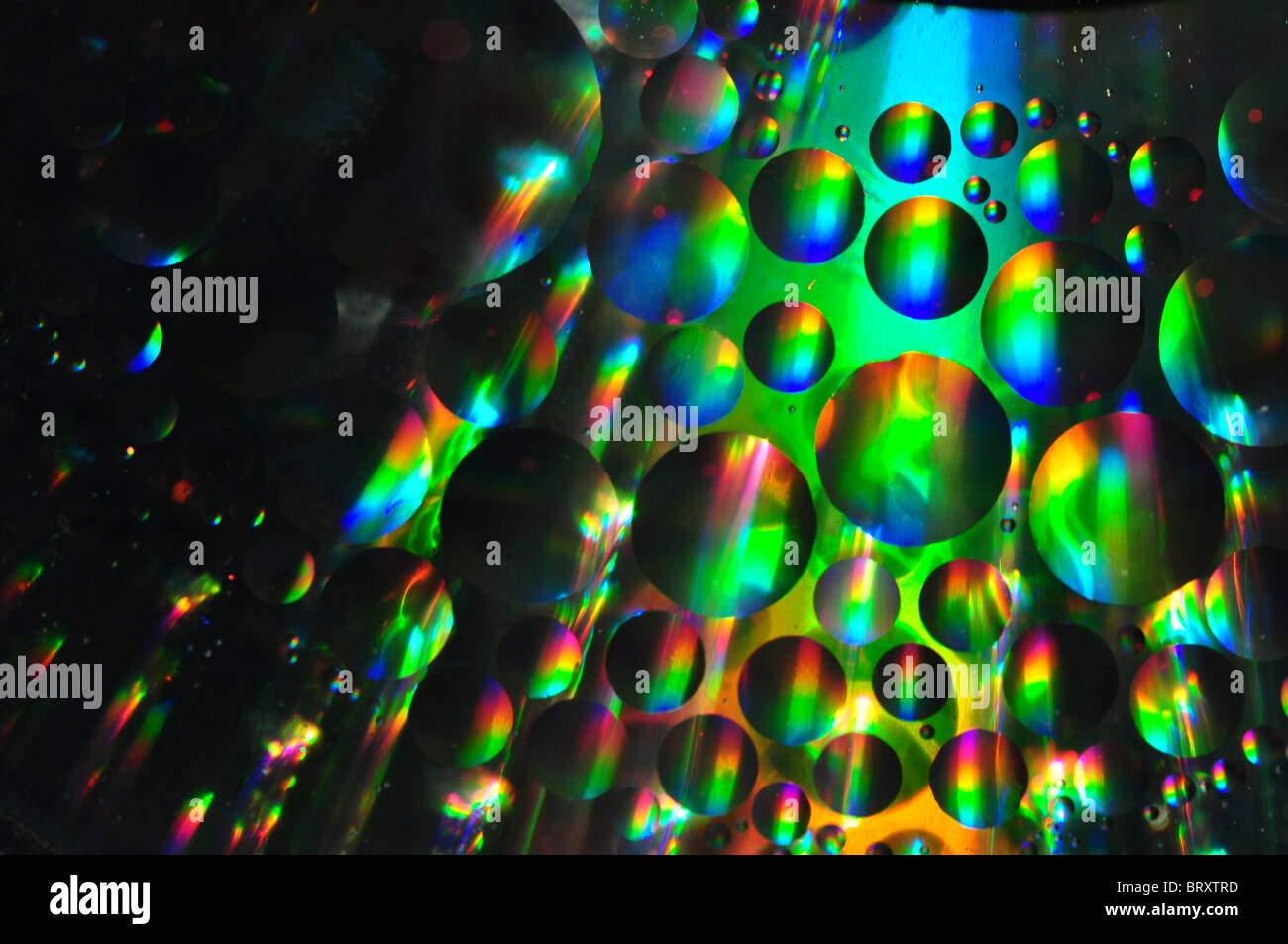 Oil and water abstract art Stock Photo - Alamy