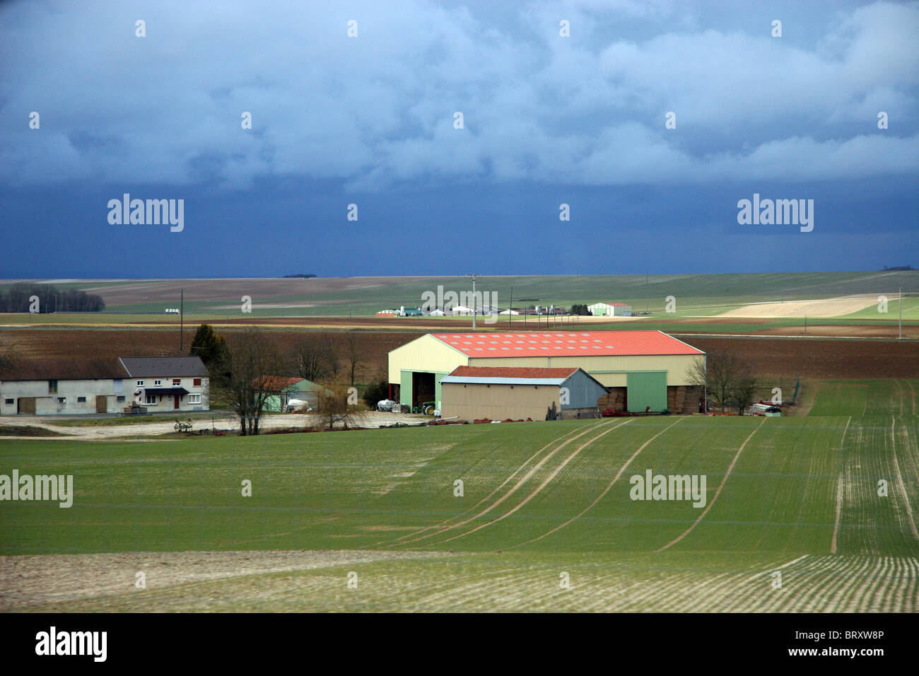 French Farm Countryside Stock Photo - Alamy