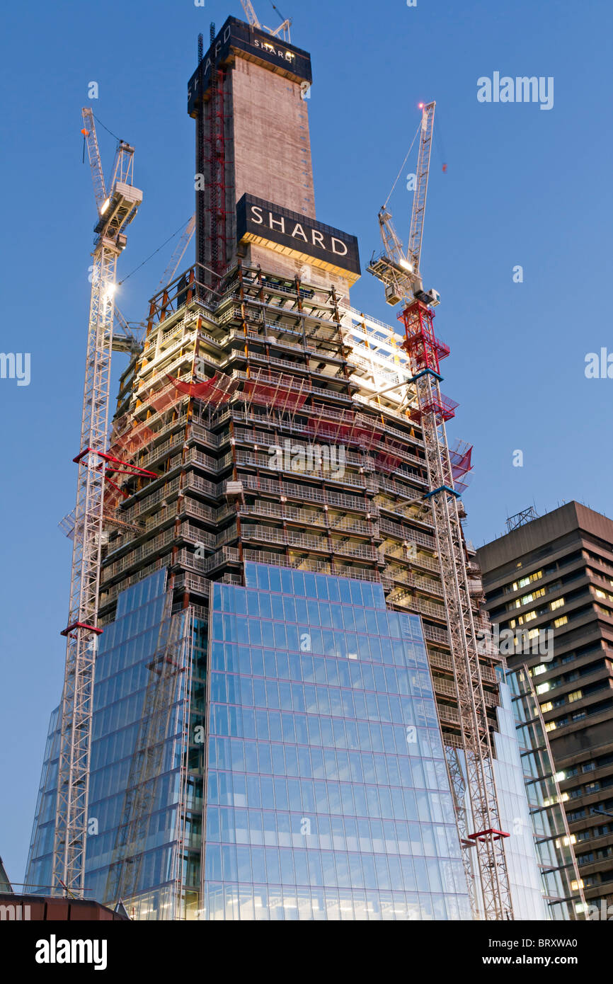 The Shard Skyscraper Construction - London Bridge Stock Photo - Alamy