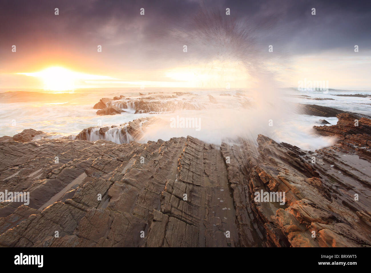 Layers of waves on beach hi-res stock photography and images - Alamy