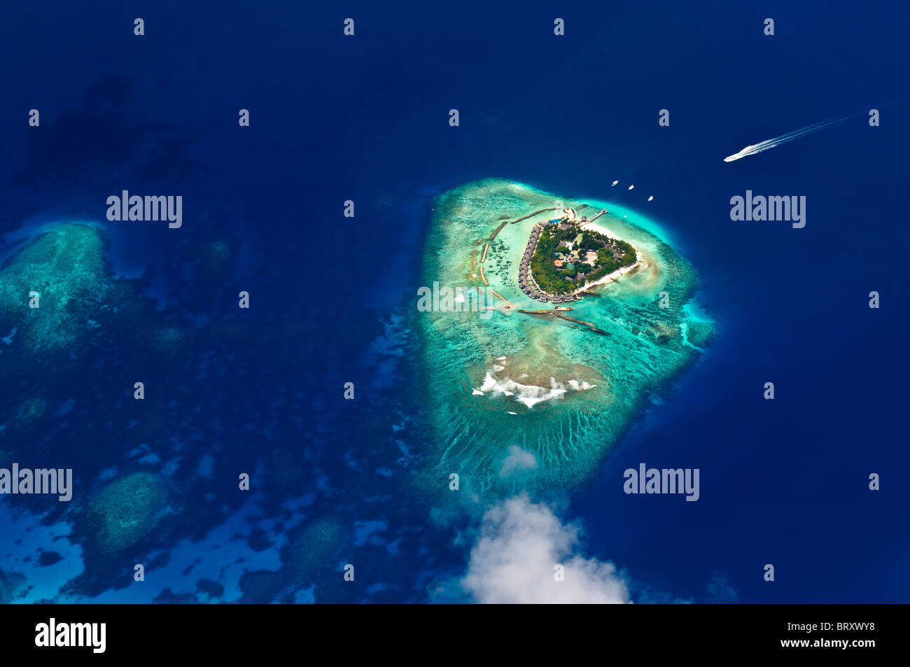The maldives aerial hi-res stock photography and images - Alamy