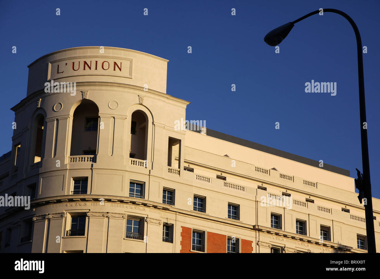 FACADE OF THE UNION BUILDING, PASEO DE RECOLETOS, MADRID, SPAIN Stock ...