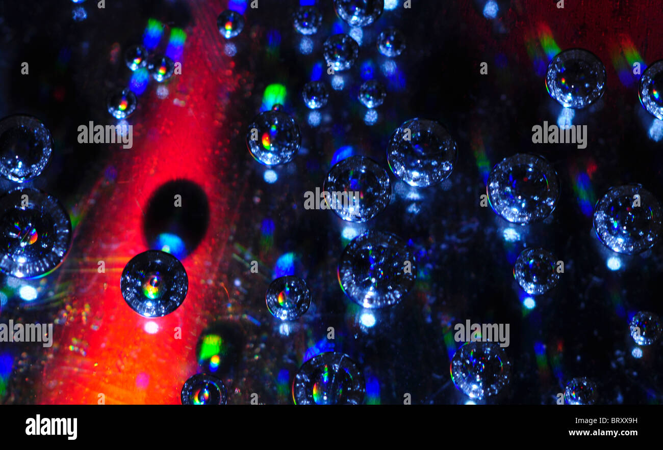 Oil and water abstract art Stock Photo - Alamy