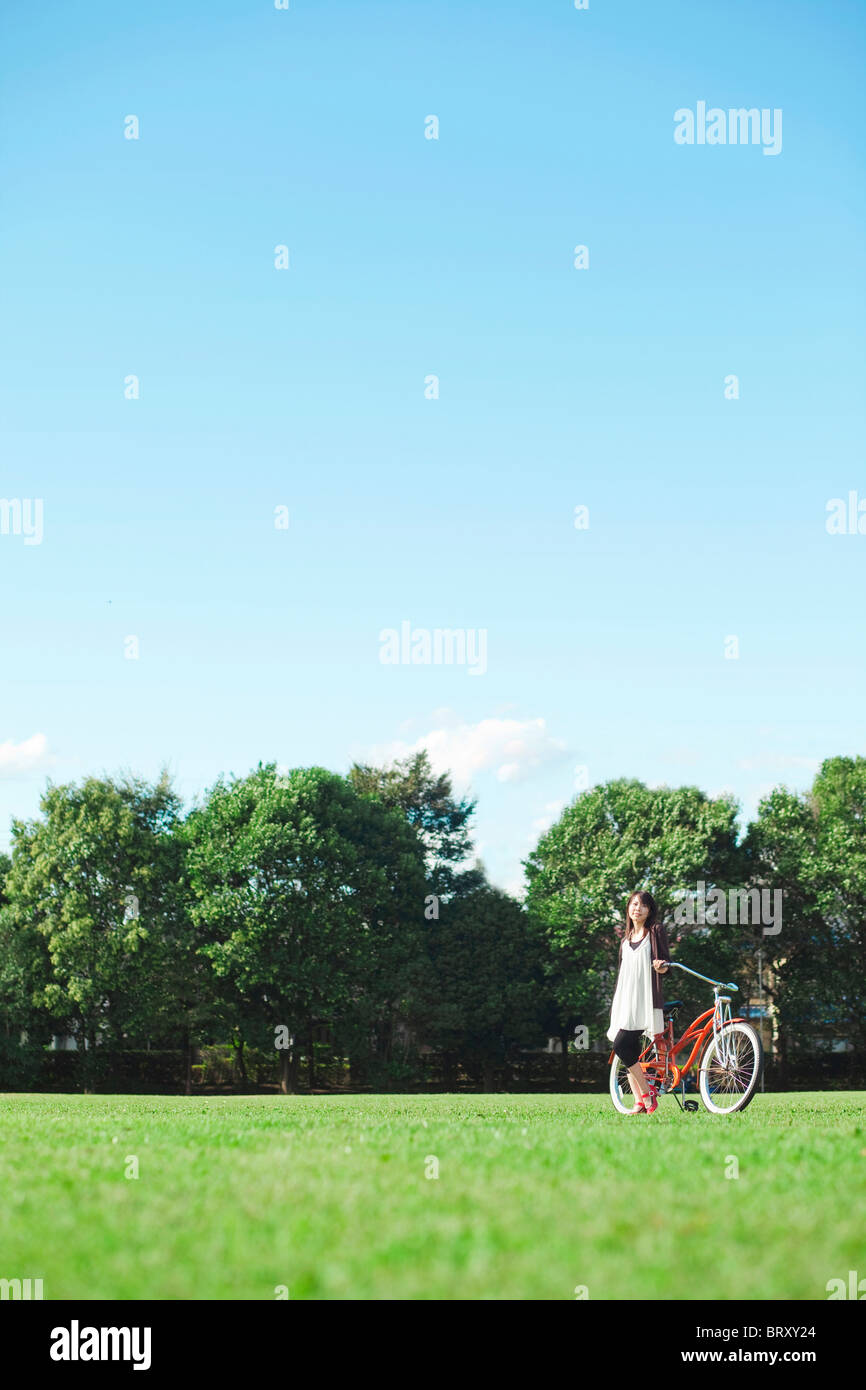 Japan student bicycle hi-res stock photography and images - Alamy