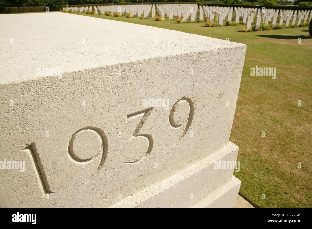 British War Cemetery in Northern France Stock Photo - Alamy