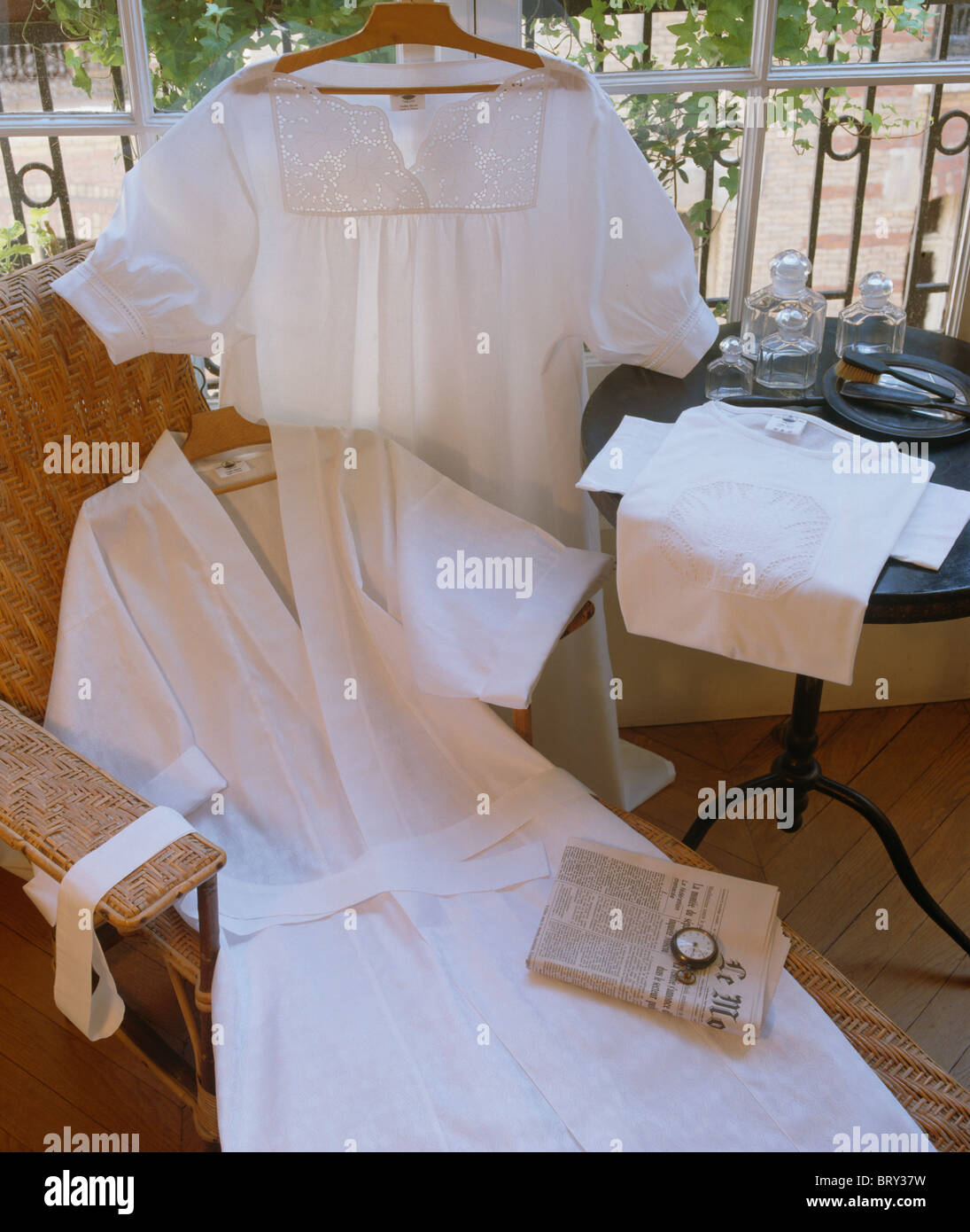 Nightdress on chair hi-res stock photography and images - Alamy