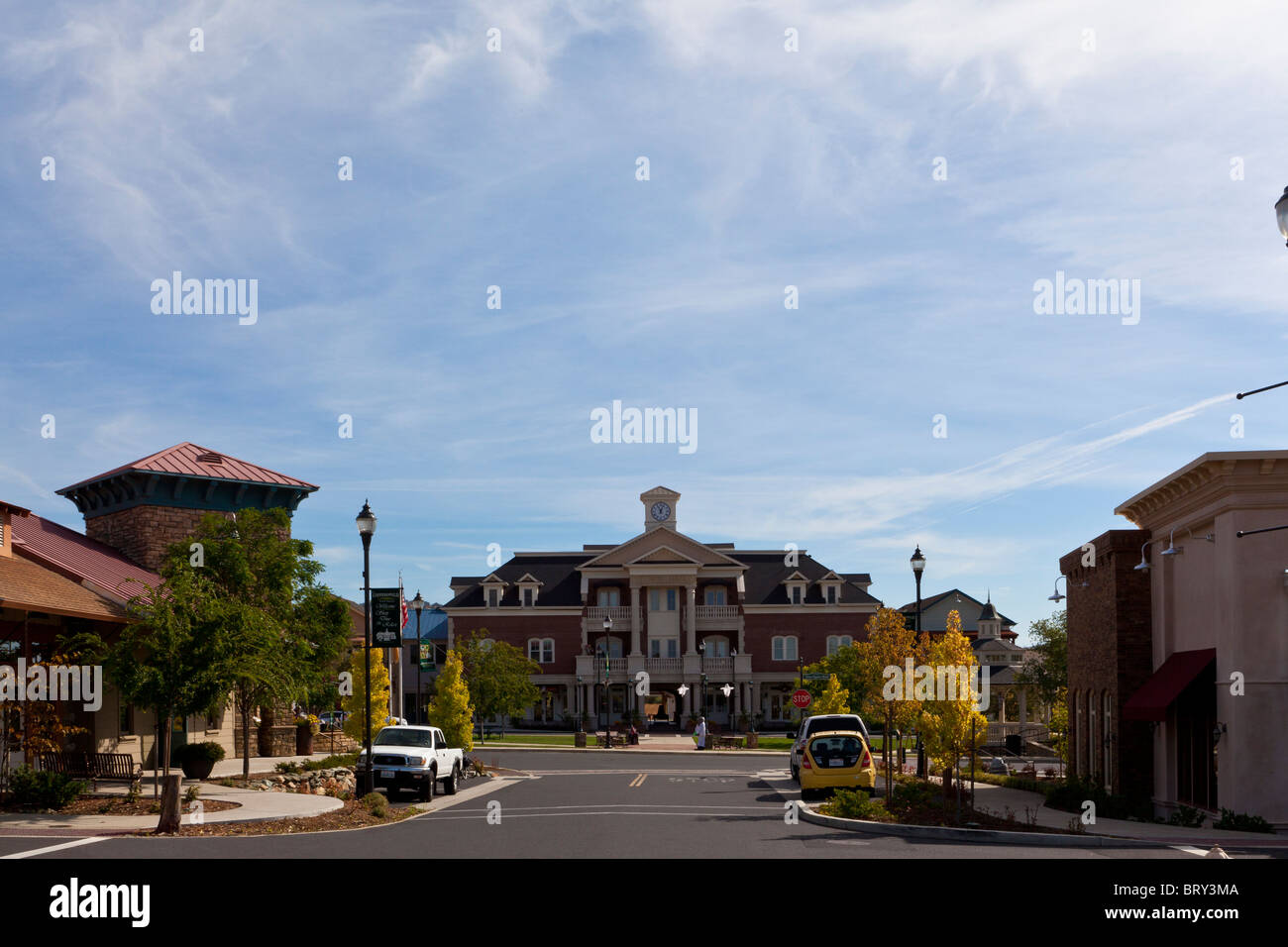 Copperopolis California's shopping and restaurant area modern but done ...