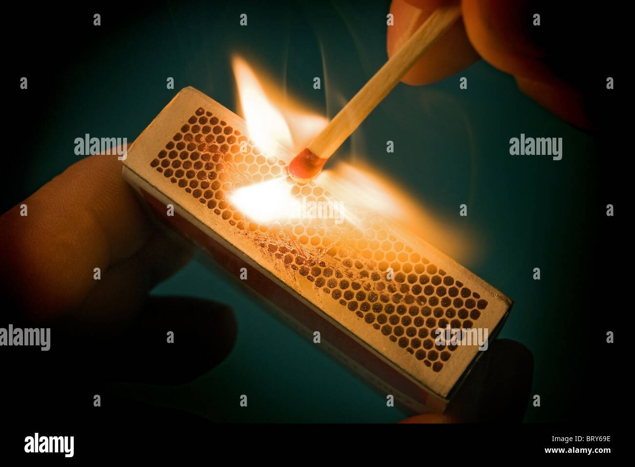 fire from the matches Stock Photo - Alamy