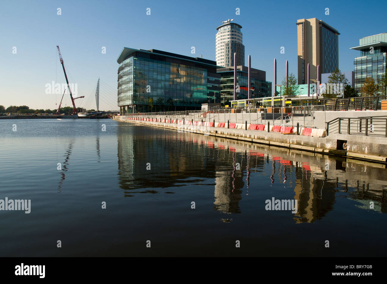 Waterfront quay salford quays manchester hi-res stock photography and ...