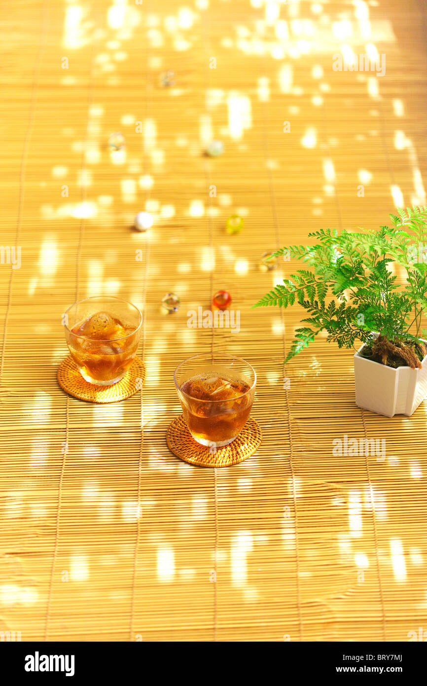 Glasses of tea, Kanagawa prefecture, Japan Stock Photo - Alamy