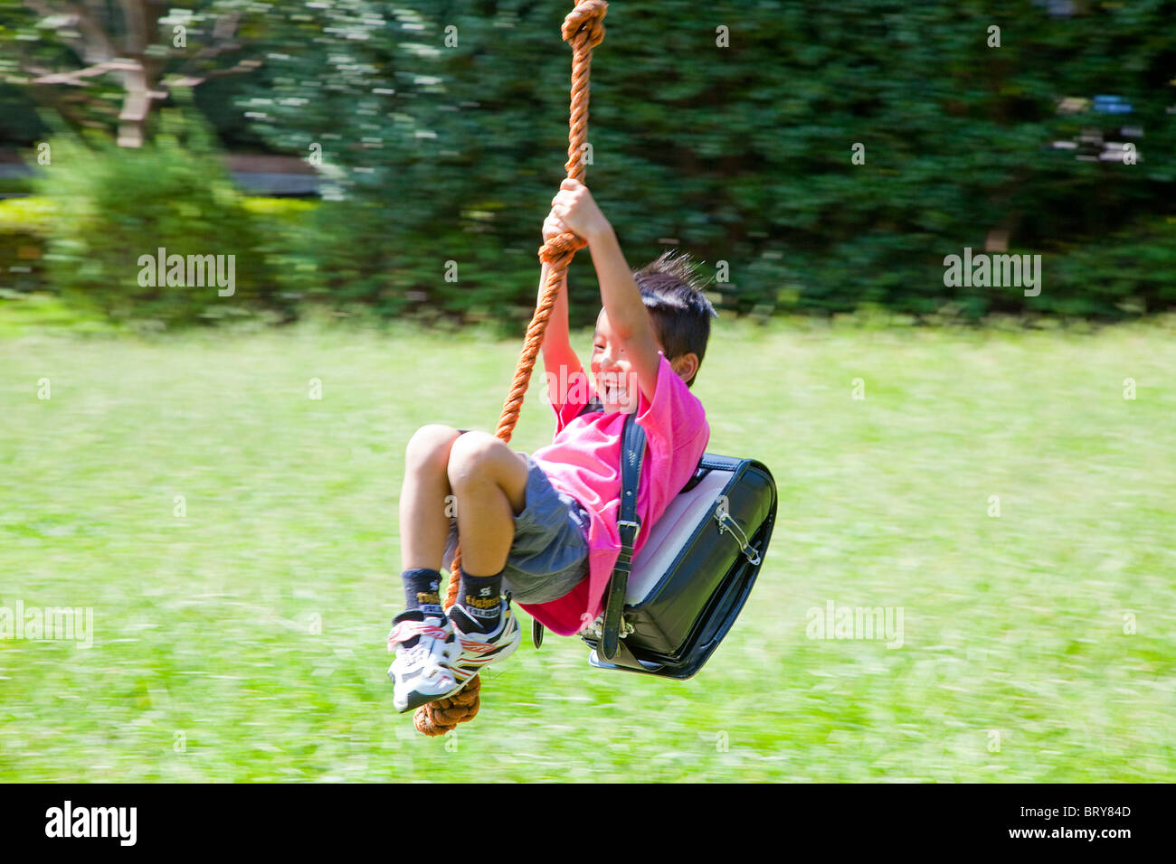 Rope swing hi-res stock photography and images - Alamy