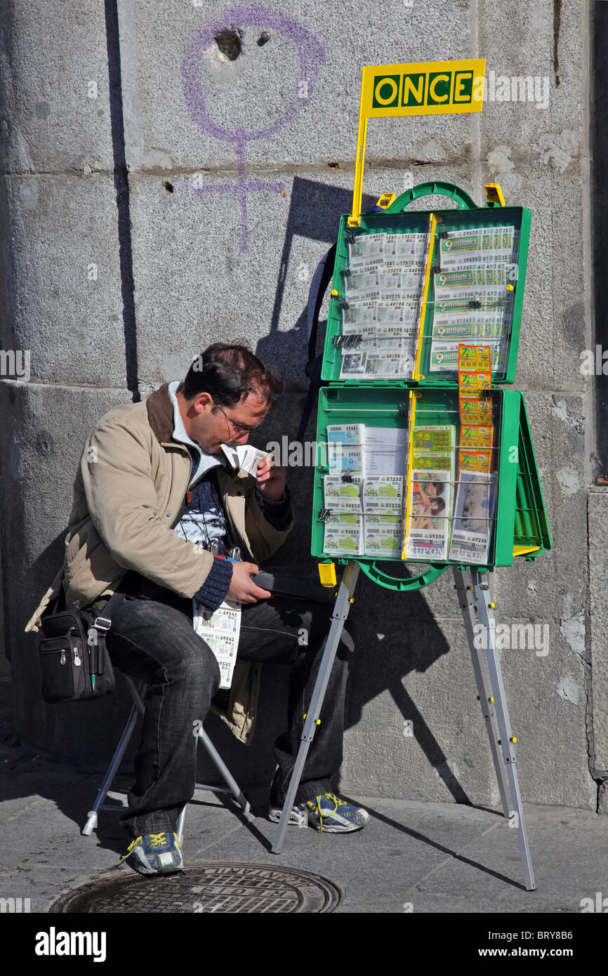 Once lottery seller hi-res stock photography and images - Alamy