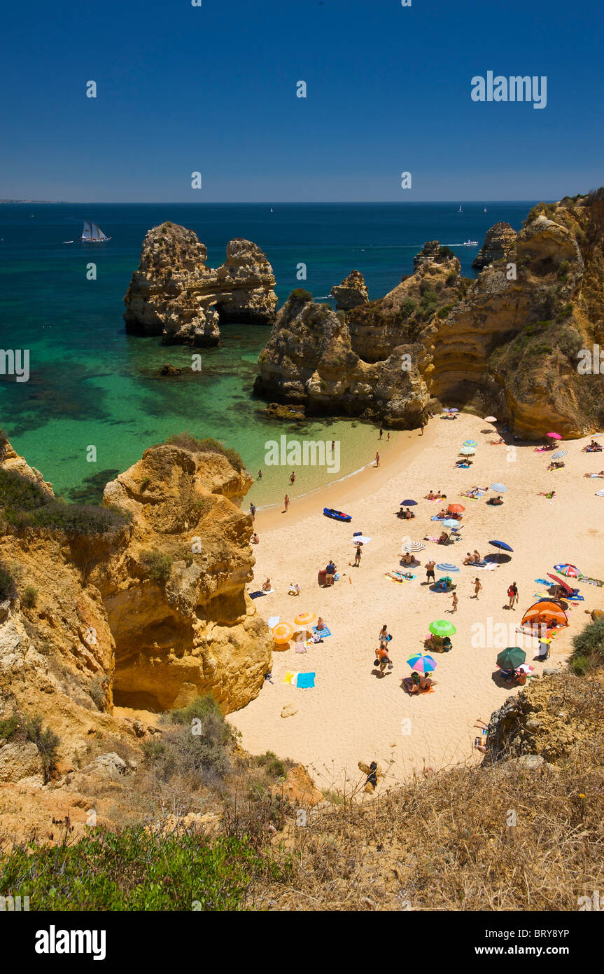 Praia do Camilo, Algarve, Portugal Stock Photo - Alamy