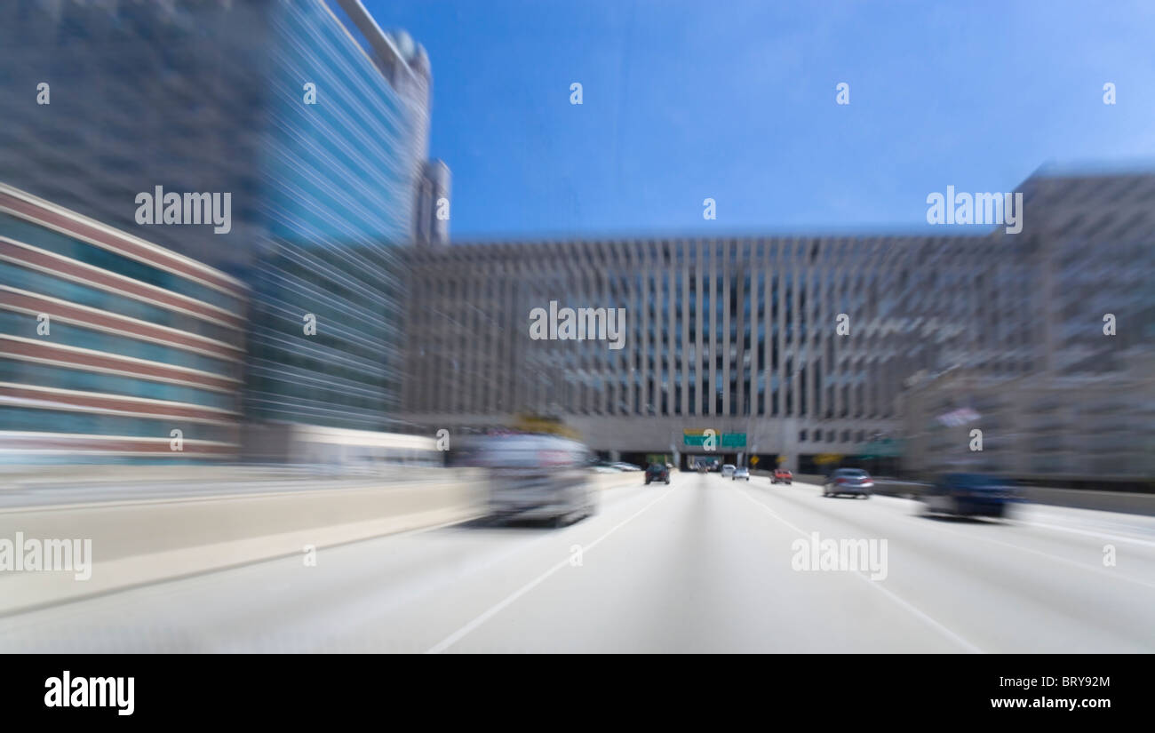 Highway chicago hi-res stock photography and images - Alamy