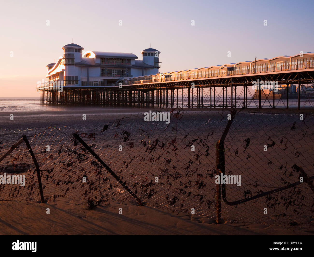 Grand pier weston super mare hi-res stock photography and images - Alamy