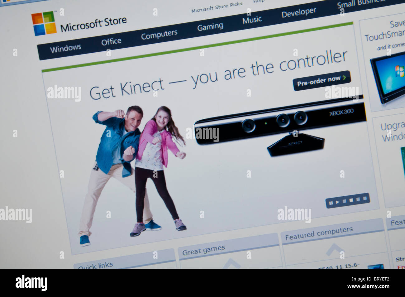 Microsoft Store website screenshot Stock Photo - Alamy