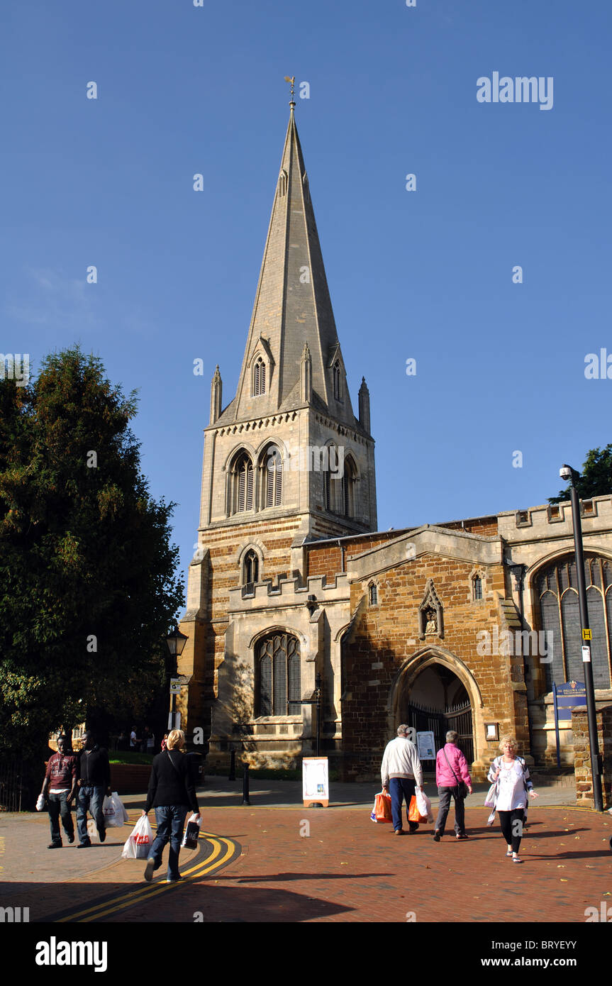 All Hallows Church, Wellingborough, Northamptonshire, England, UK Stock ...