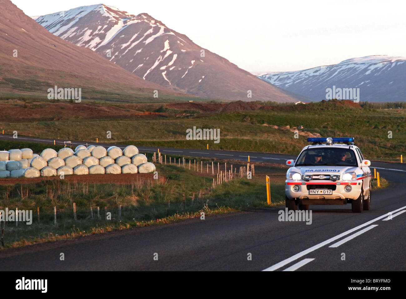 Iceland police car hi-res stock photography and images - Alamy