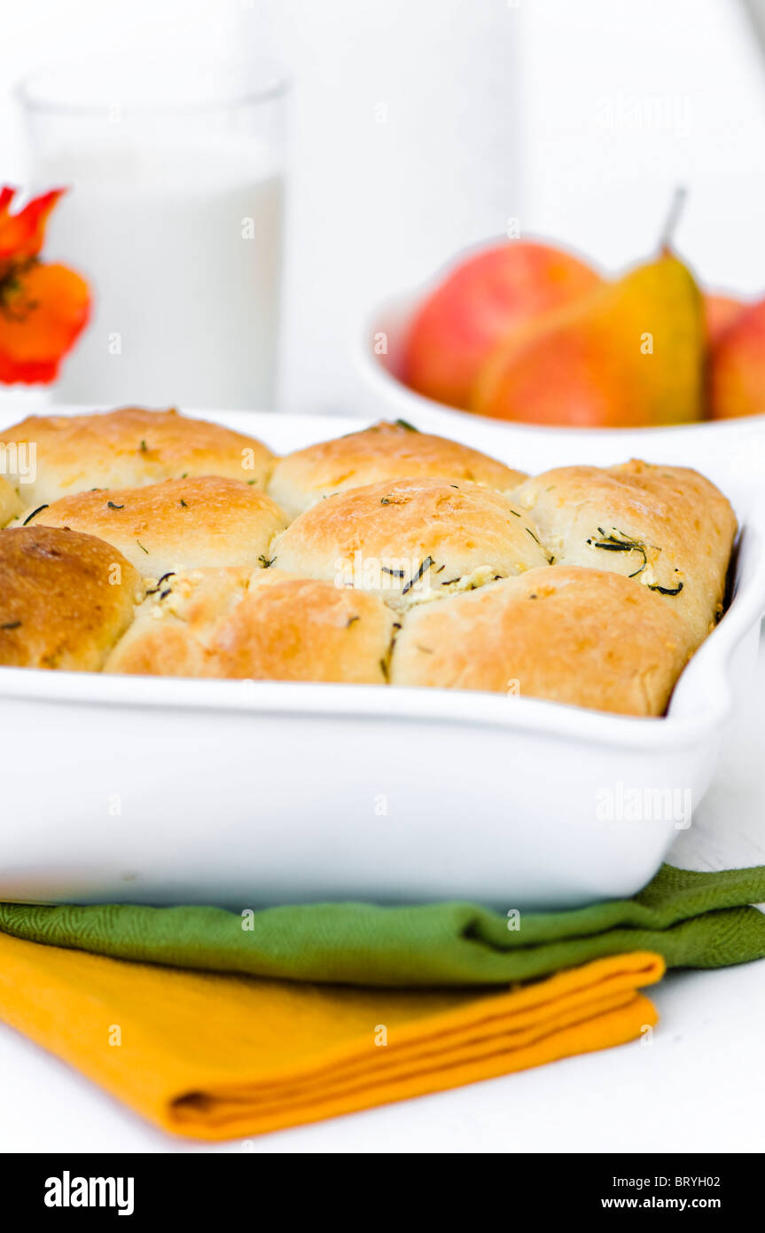 Homemade Bun Rolls Stock Photo - Alamy